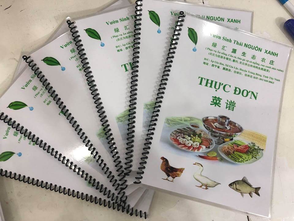In Menu nhựa giá rẻ tại TP.HCM - Số lượng theo yêu cầu - Siêu Việt
